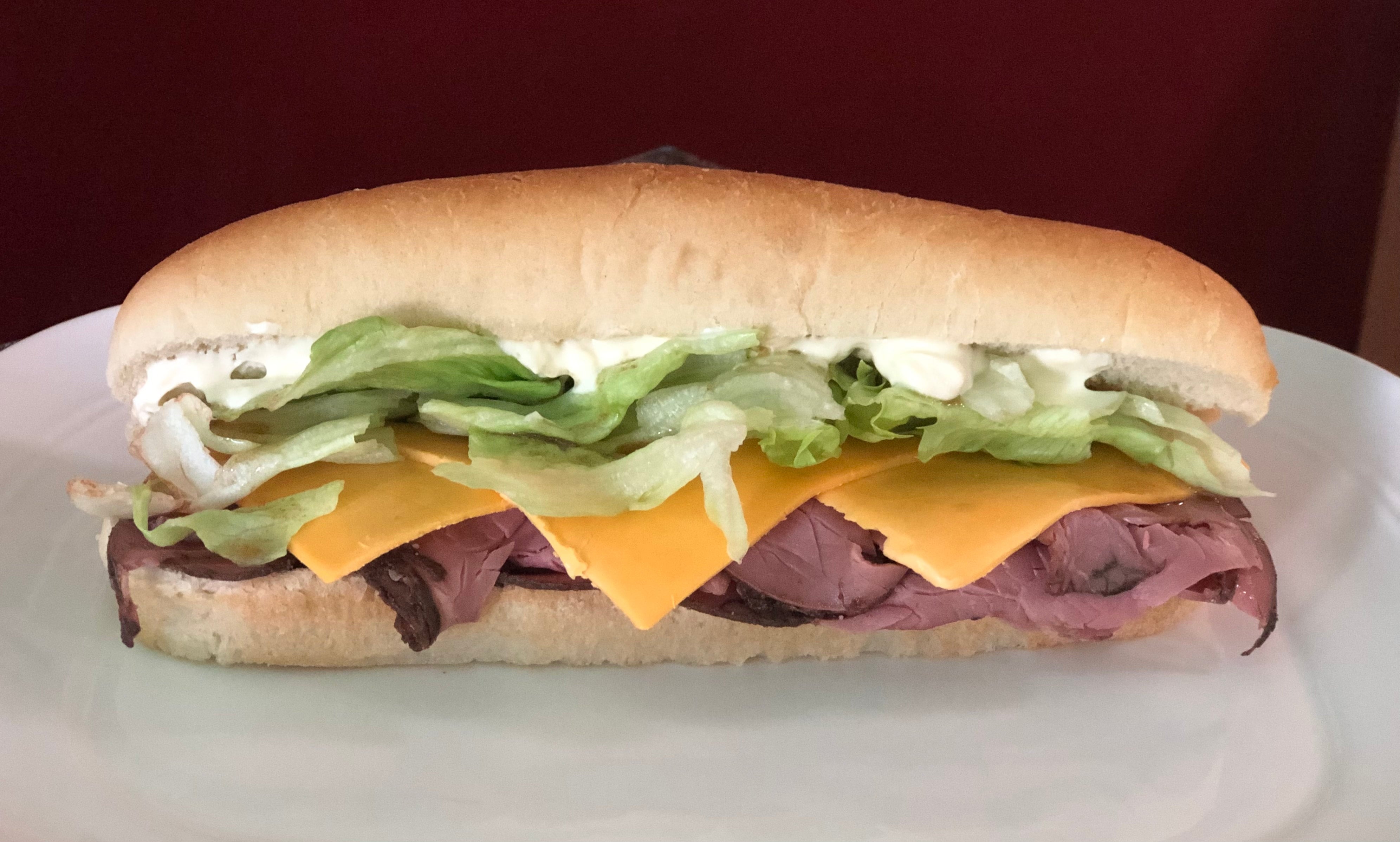 Roast Beef & Cheese | Howard’s Holy Hoagies